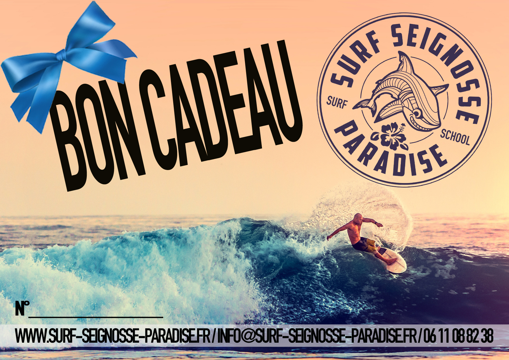 Bon cadeau Surf Seignosse Paradise - Surf Seignosse Paradise